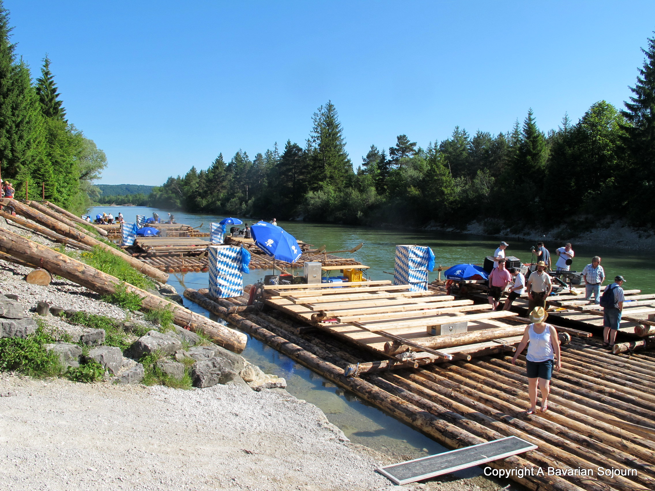 Messing About on the River - Floßfahrt - Bavaria - A Bavarian Sojourn